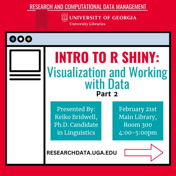 Intro to R Shiny for Visualization and Working with Data, Part 2 | UGA ...